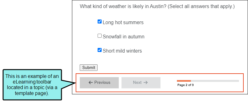 eLearning Toolbar Proxy